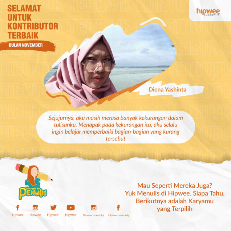 Kenalan sama 3 Kontributor Terbaik November 2020. Ada yang Menulis ...