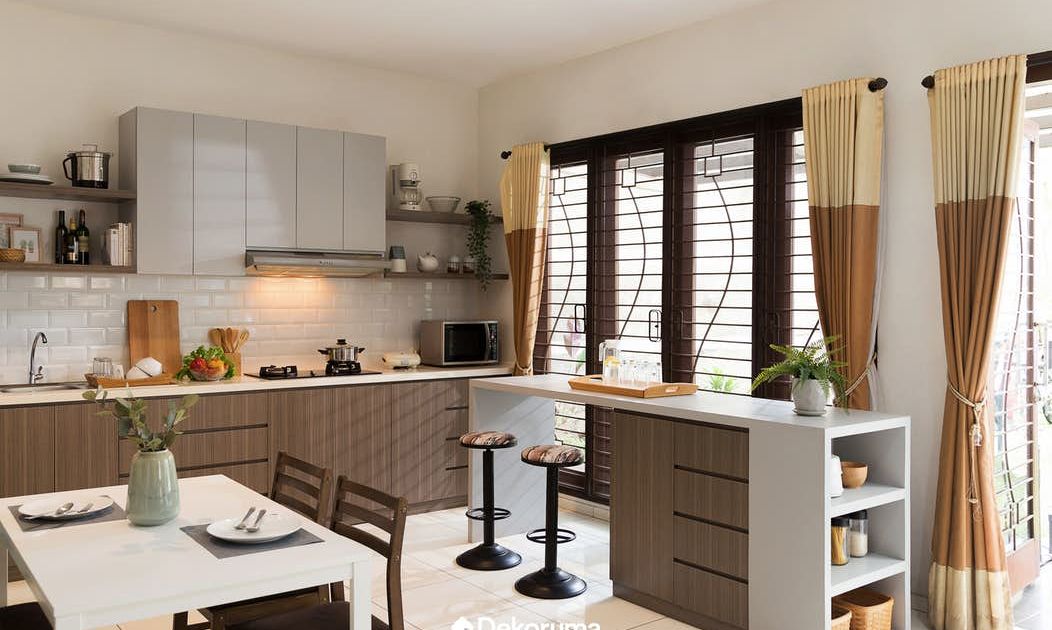 5 Inspirasi Dapur dengan Meja Bar, Estetik dan Nyaman Banget!
