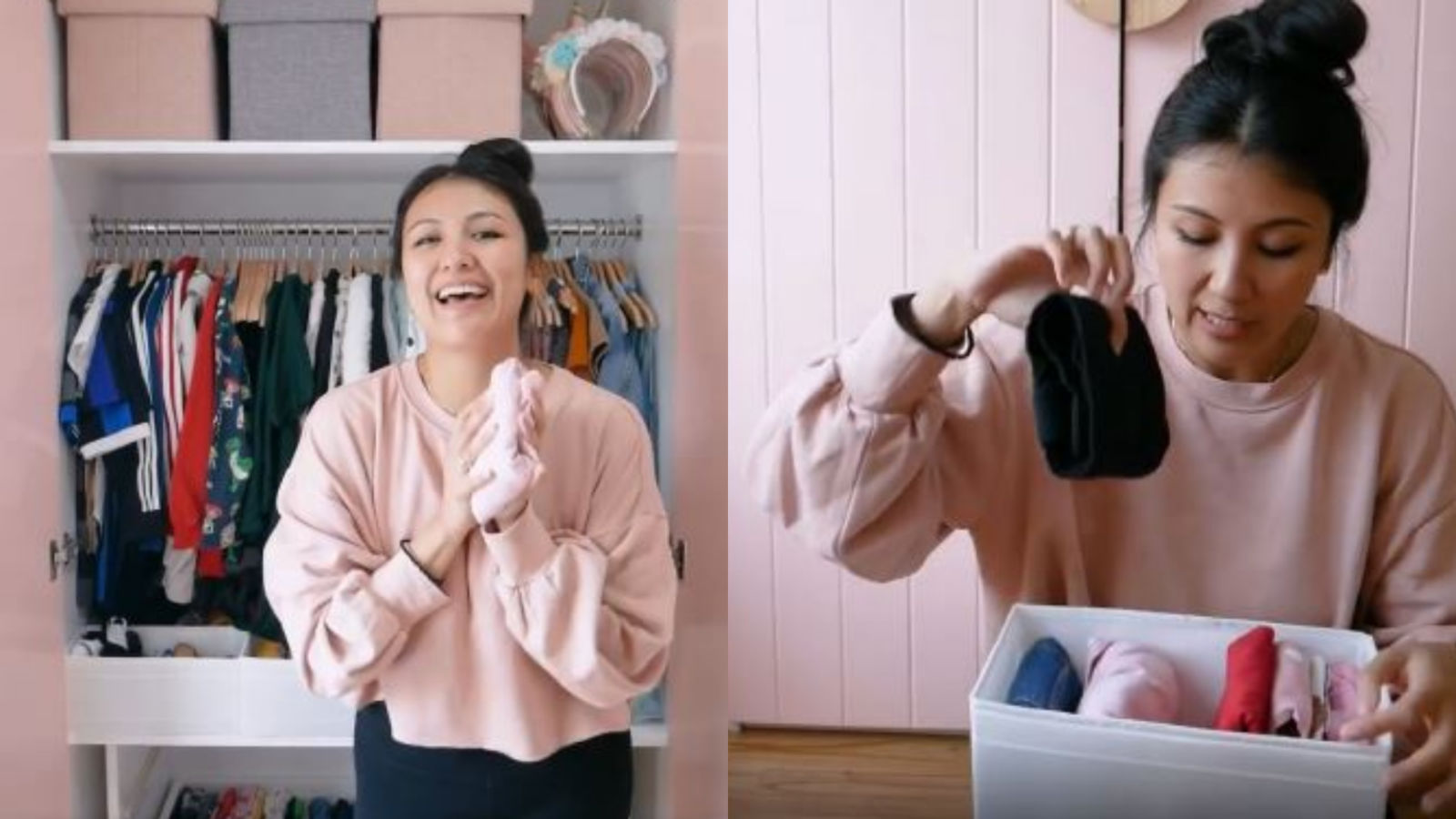 Simpel tapi Keren Banget! Ini Trik Melipat Baju Keluarga Ala Sharena ...