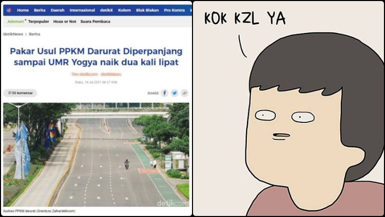 Saking Keselnya dengan Perpanjangan PPKM, Warganet Luapkan Emosi dalam ...