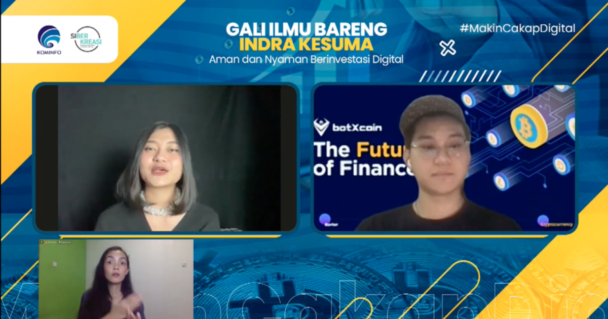 CEO BotxCoin Indra Kesuma Bicara Serba-Serbi Investasi dalam Webinar ...