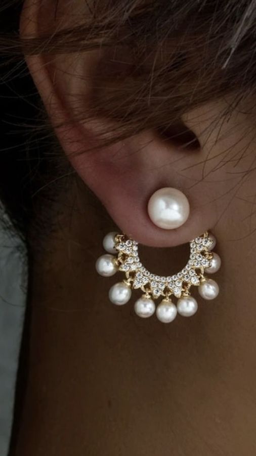 12 Model Anting Mutiara yang Bikin Manten Makin Glowing. Cocok di ...