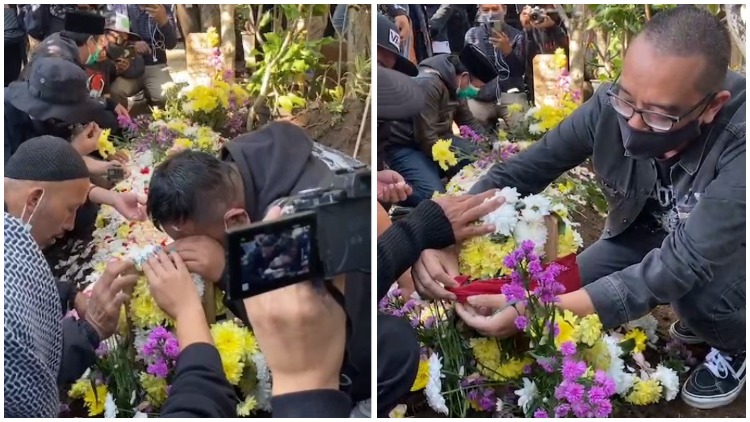 Proses Pemakaman Penuh Haru, Sahabat dan Para Penggemar Begitu ...
