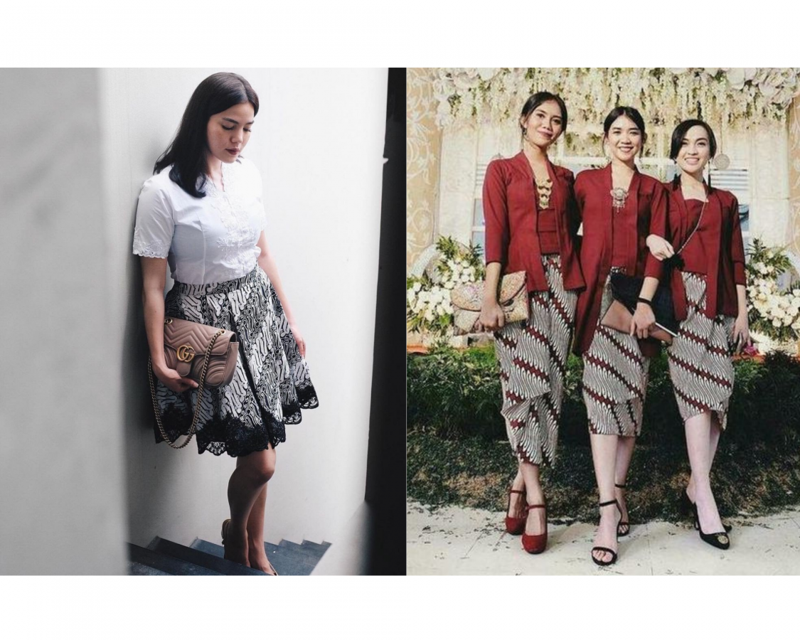 8 Ide Padu Padan Kebaya dengan Rok Pendek Terbaru