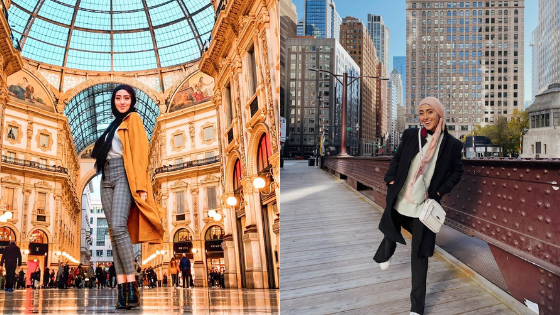 Potret Fesyen Berhijab ala Zahra Hashimee, TikTokers Muslim Asal Amerika