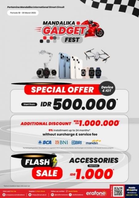 Erafone Hadirkan Promo Menarik pada Gelaran MotoGP Mandalika 2022