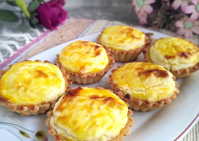 Resep Kue Cheese Hokaido Egg Tart Ala Jepang. Lembut Banget!