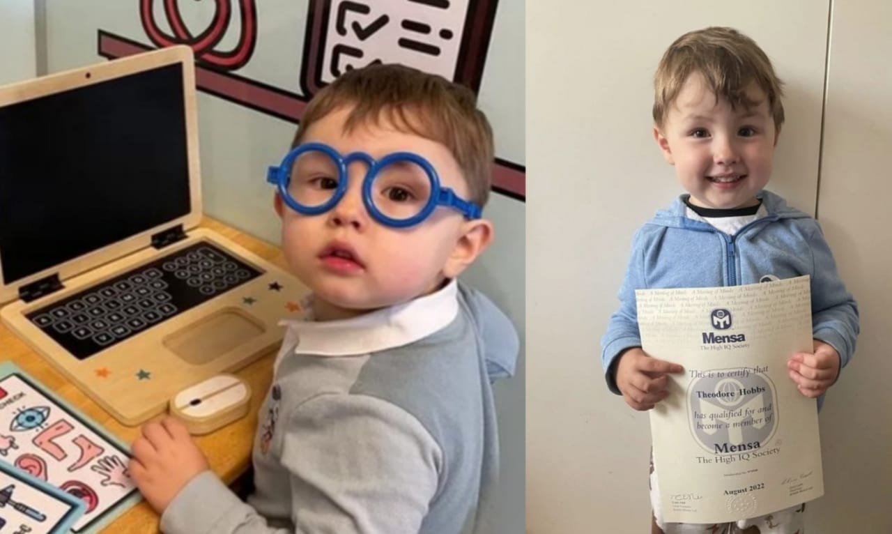 Teddy Hobbs, Bocah Jenius Bisa Baca di Usia 2 Tahun dan Punya IQ di ...