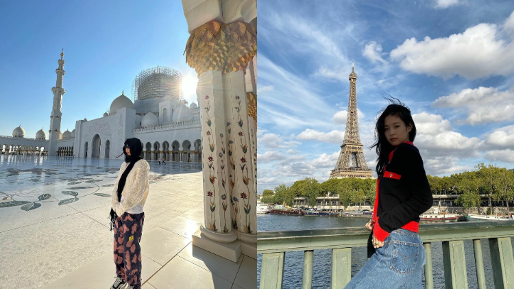 Jennie BLACKPINK Kunjungi Masjid di Abu Dhabi, Gayanya Pakai Pashmina ...