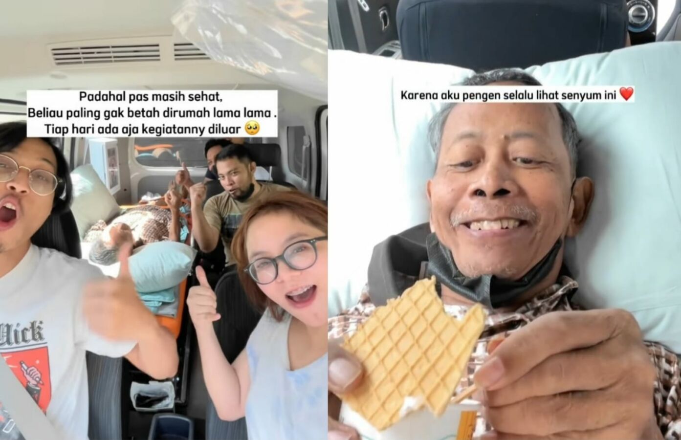 Kisah Haru Anak Belikan Ambulans untuk Ayahnya yang Sakit Biar Bisa ...